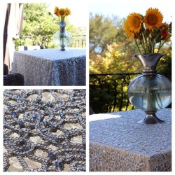 Stunning Premier Sequins Table Overlays